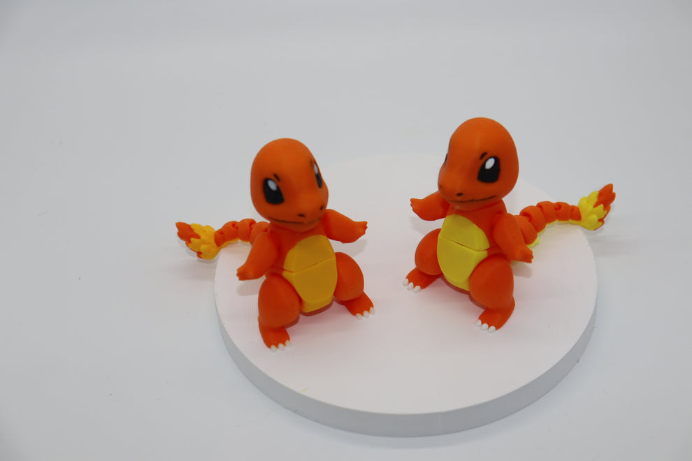 Flexi Charmander – The Poseable 3D Printed Pokémon – 3D Tinkers