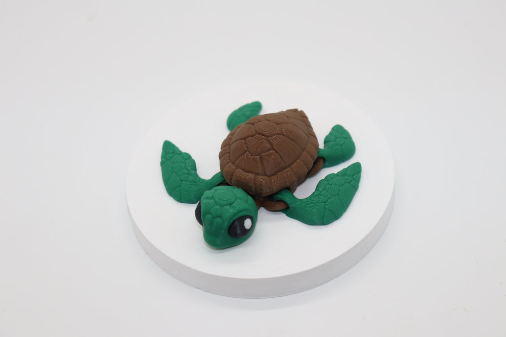Mini Flexi Turtle – The Adorable 3D Printed Companion – 3D Tinkers
